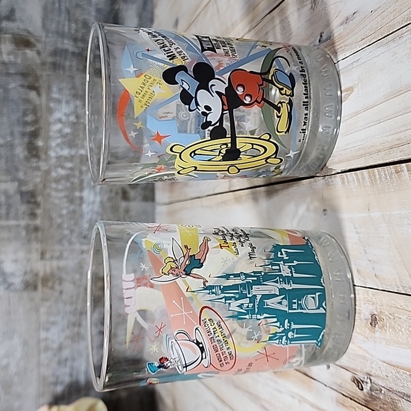 Disney | Dining | Disneys 0th Anniversary Disney Glasses 2 | Poshmark